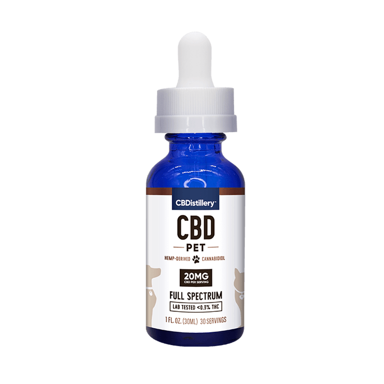 Order CBDistillery CBD Pet Tincture - 600mg - 30ml Online | CBDivine