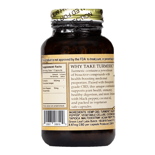 Order Immunity Support | CBD + Turmeric Capsules Online | CBDivine