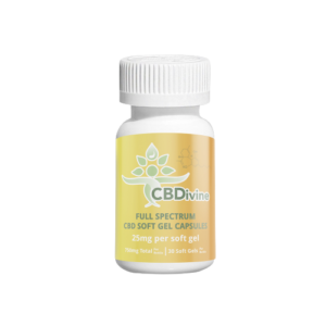 Order CBDivine Full Spectrum Softgels 25 mg Online | CBDivine
