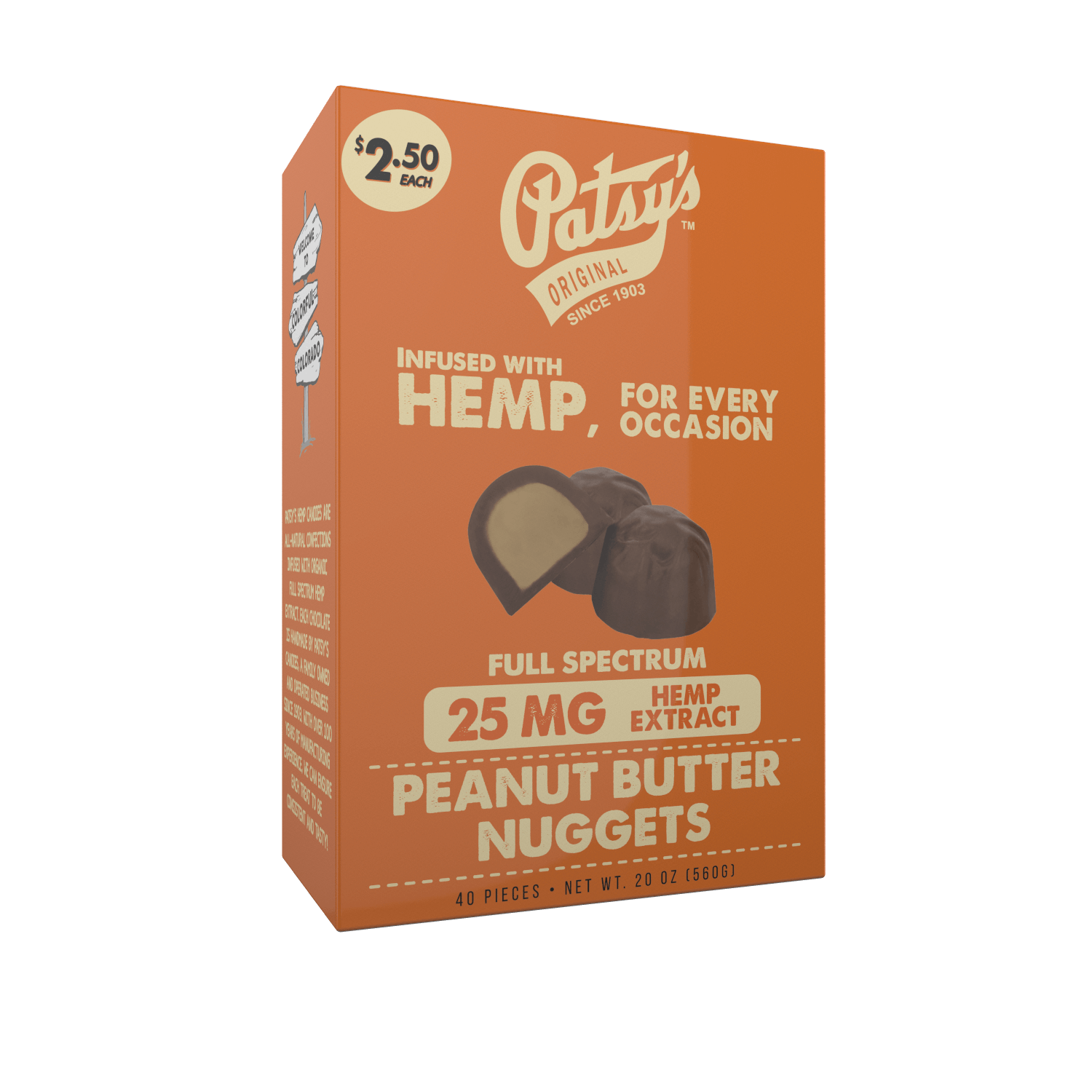 Order Patsy's CBD Peanut Butter Nuggets Online | CBDivine