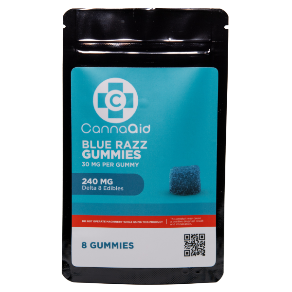 Order CannaAid Delta 8 Gummies – Blue Razz 30mg Online | CBDivine