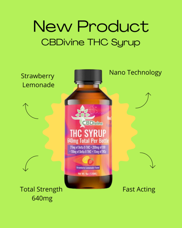Order CBDivine THC Syrup - 640mg Online | CBDivine