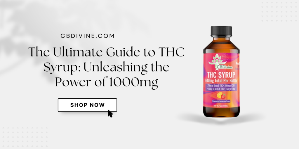 THC Syrup 1000mg - Potent Cannabis Elixir