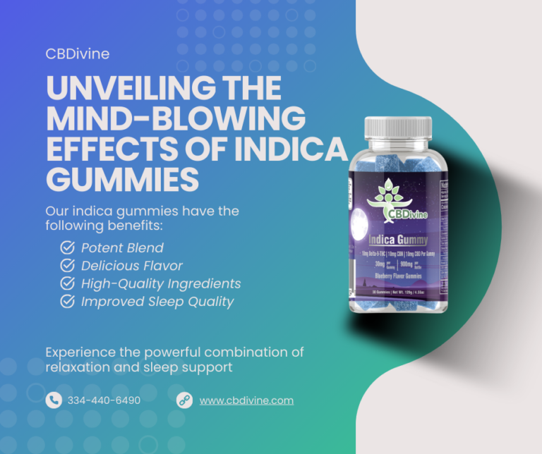 Indica Gummies: Effects and Benefits Explained